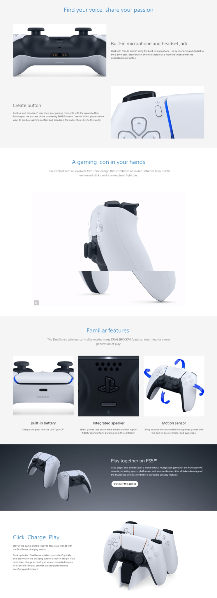 PS5 DualSense Wireless Controller - Midnight Black