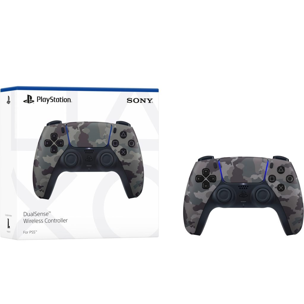 PlayStation 5 DualSense Wireless Controller– Gray Camouflage