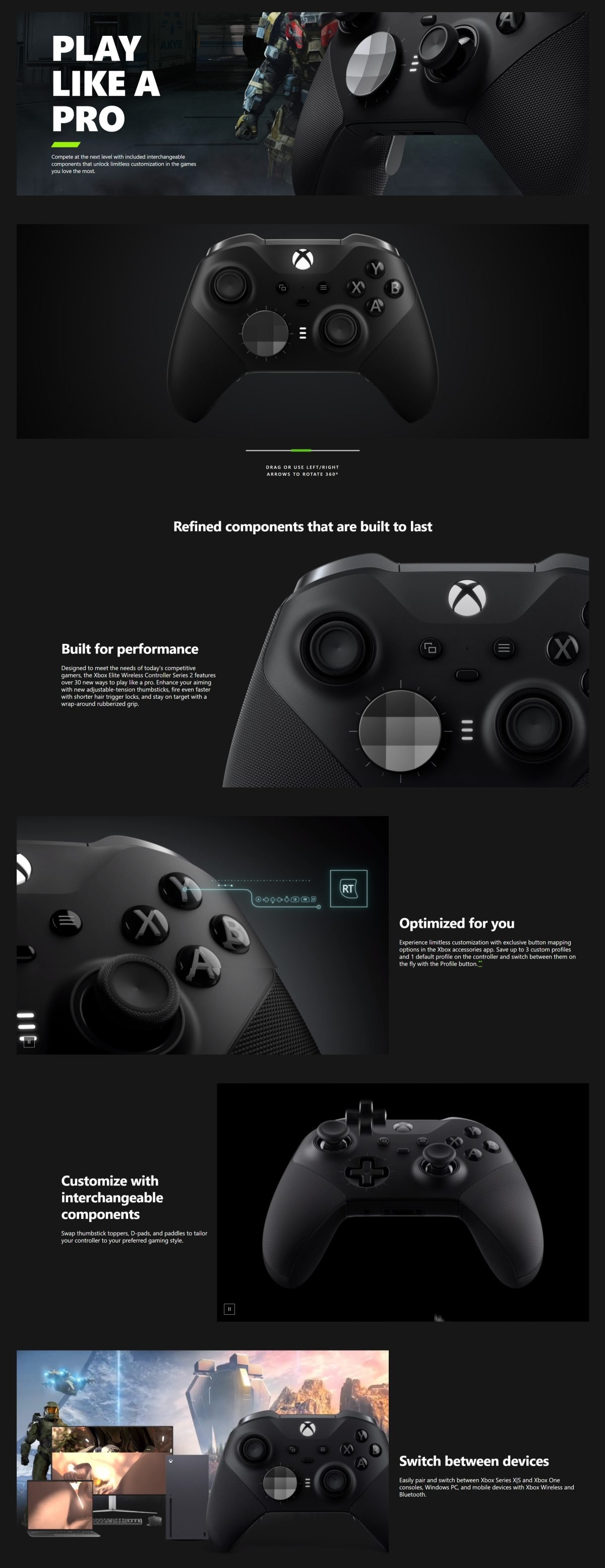 Xbox Elite Wireless Controller Series 2 (Core) – White - Game Force