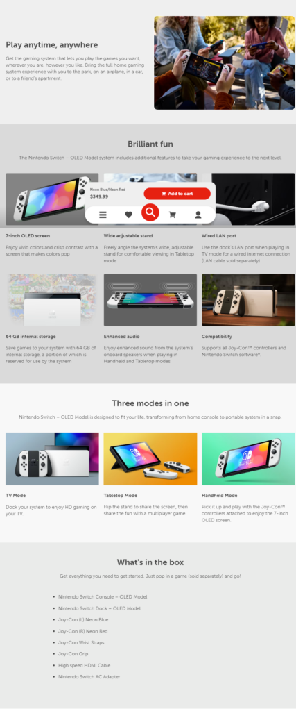 Nintendo Switch OLED Neon Latest Price in Pakistan