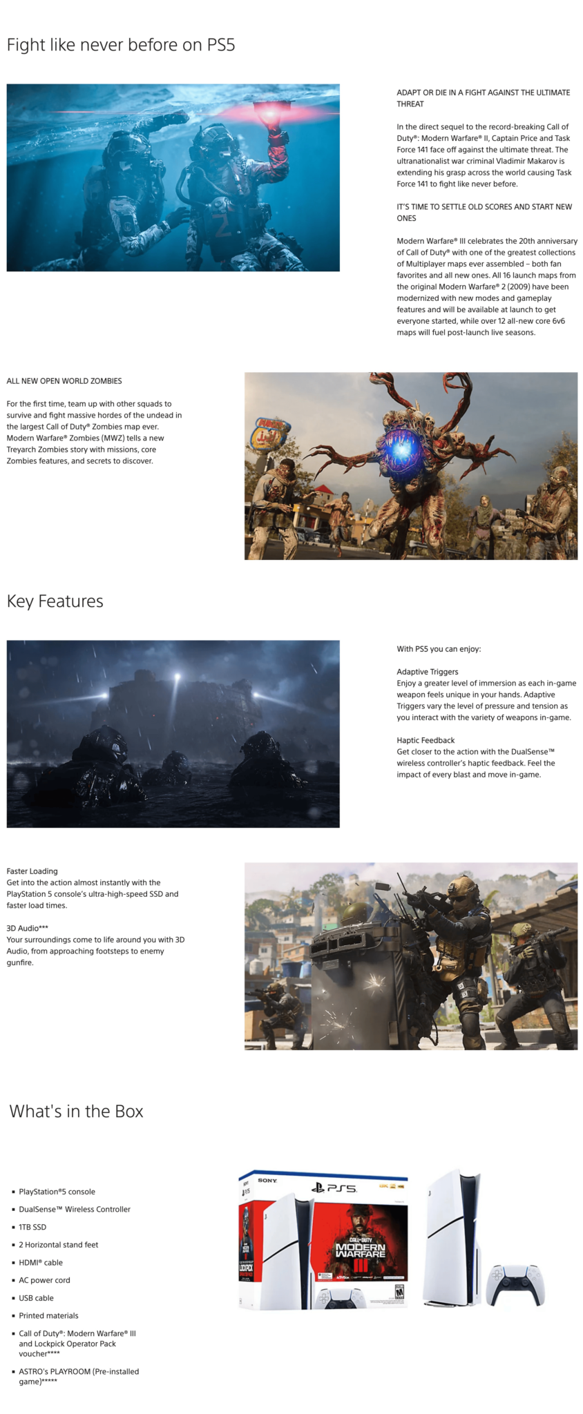 Ps5 Slim Disc Edition - COD MW III Bundle Price in Pakistan